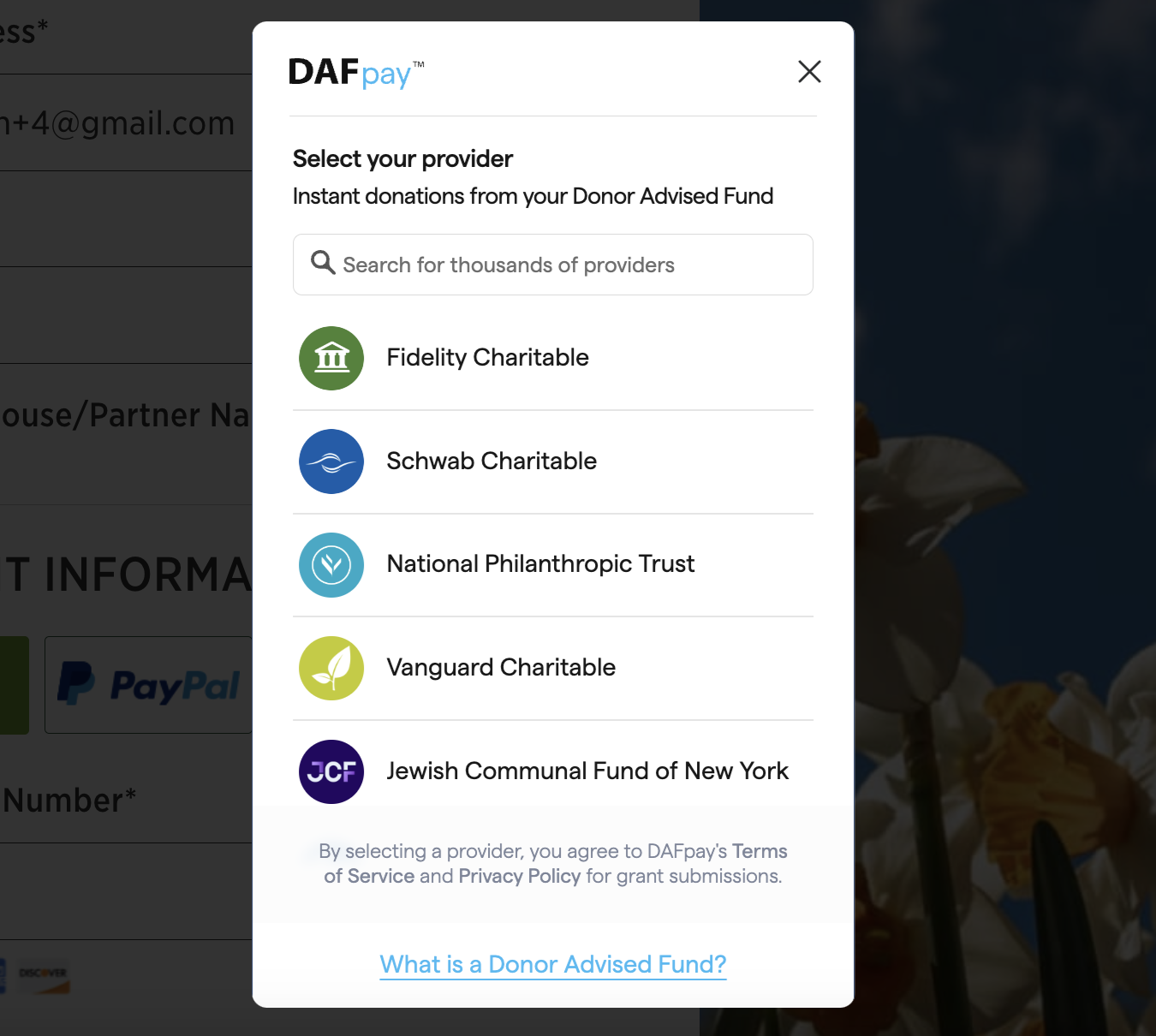 Central Park Conservancy - DAFpay™️ Integration - Doing Good Digital