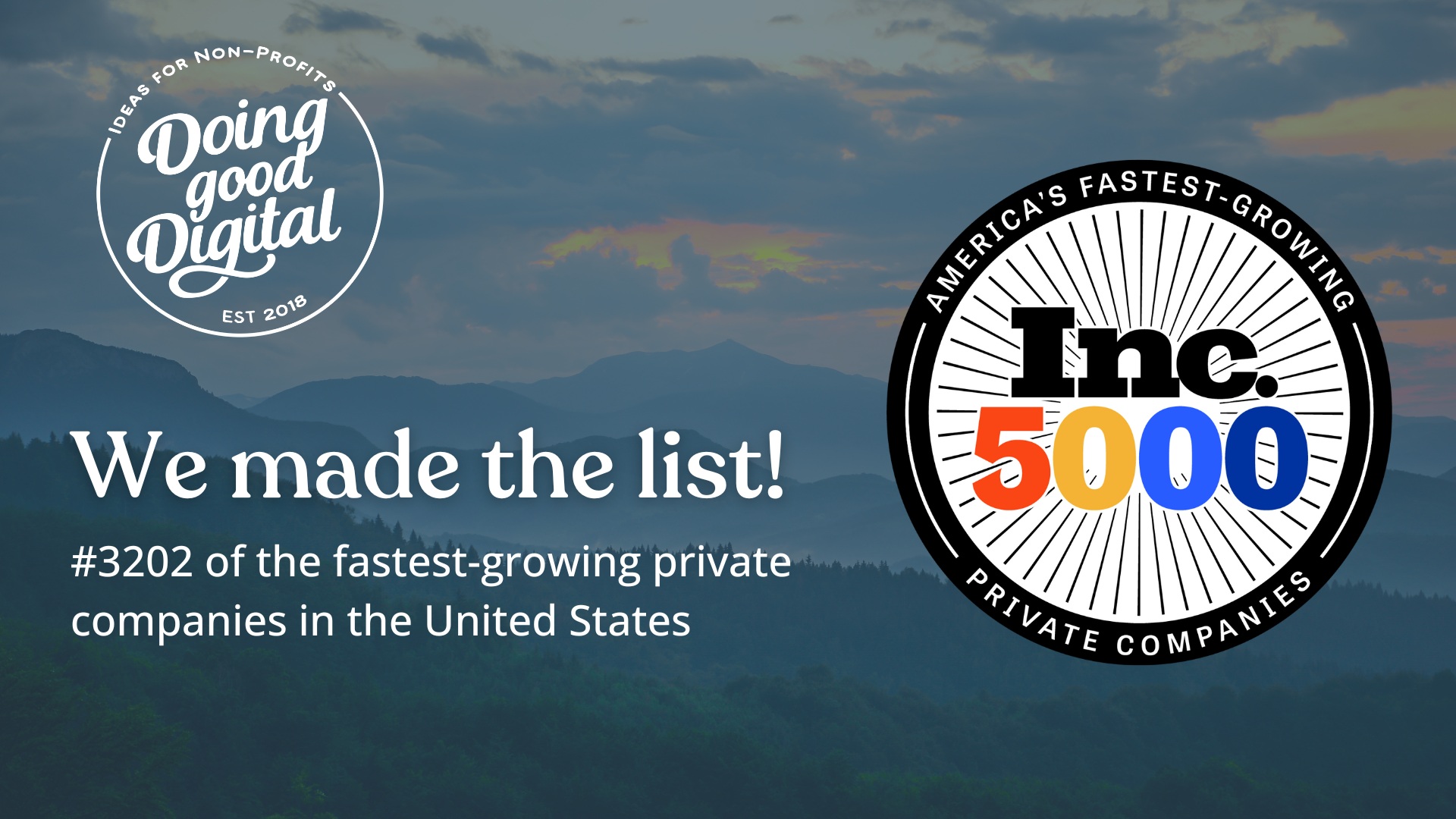 Doing Good Digital Makes the 2024 Inc. 5000 List