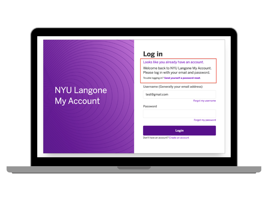 NYU Langone Health - My Account - Doing Good Digital